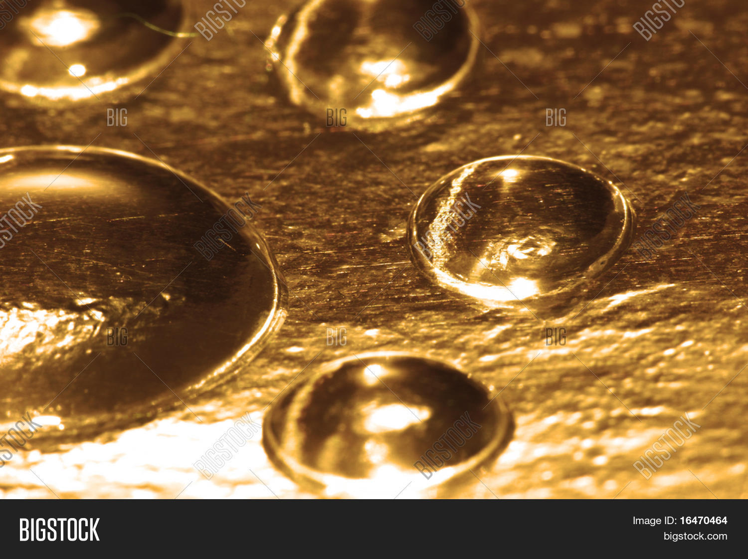 Golden Water Drop Image & Photo (Free Trial) | Bigstock