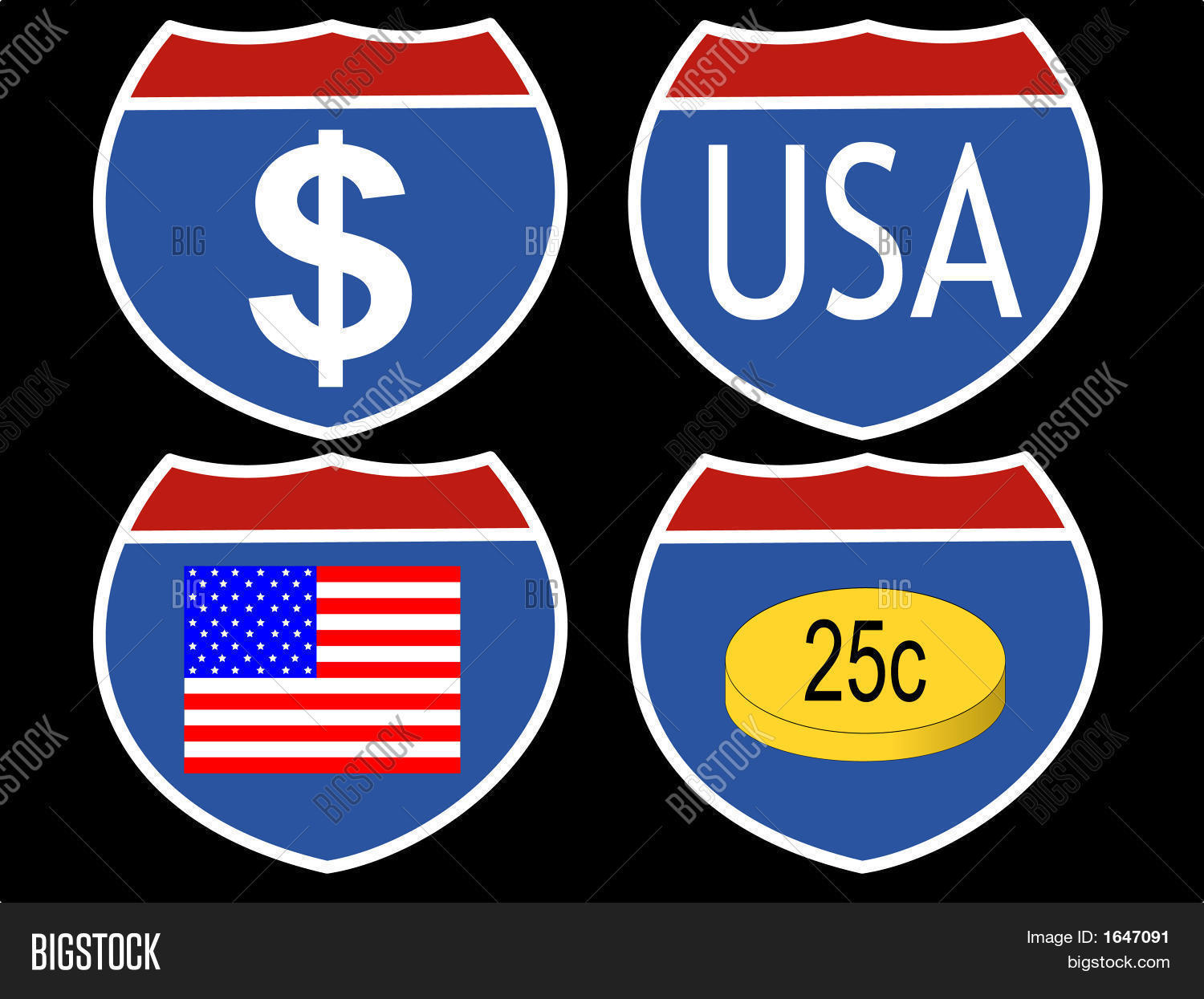 Assorted Interstate Image & Photo (Free Trial) | Bigstock