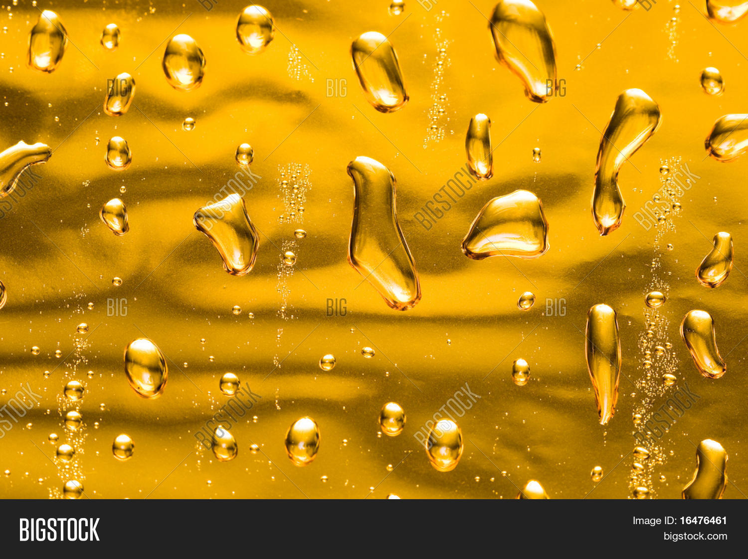 Golden Water Drop Image & Photo (Free Trial) | Bigstock