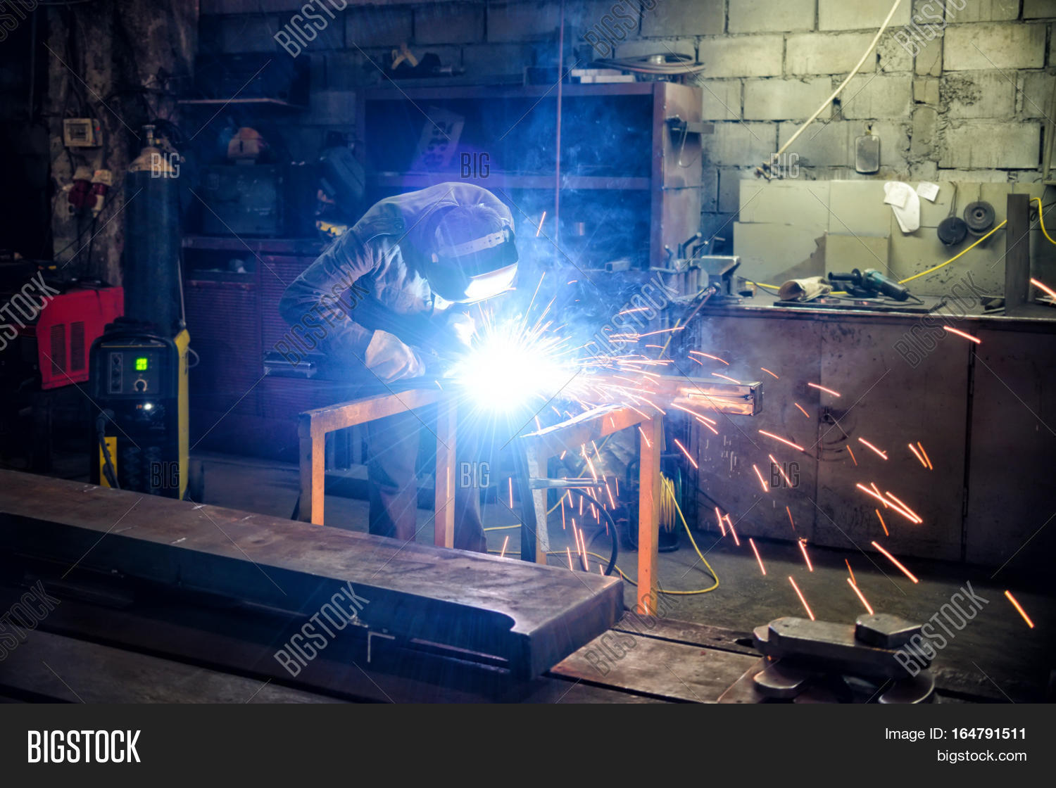 Working Welder Welds Image & Photo (Free Trial) | Bigstock