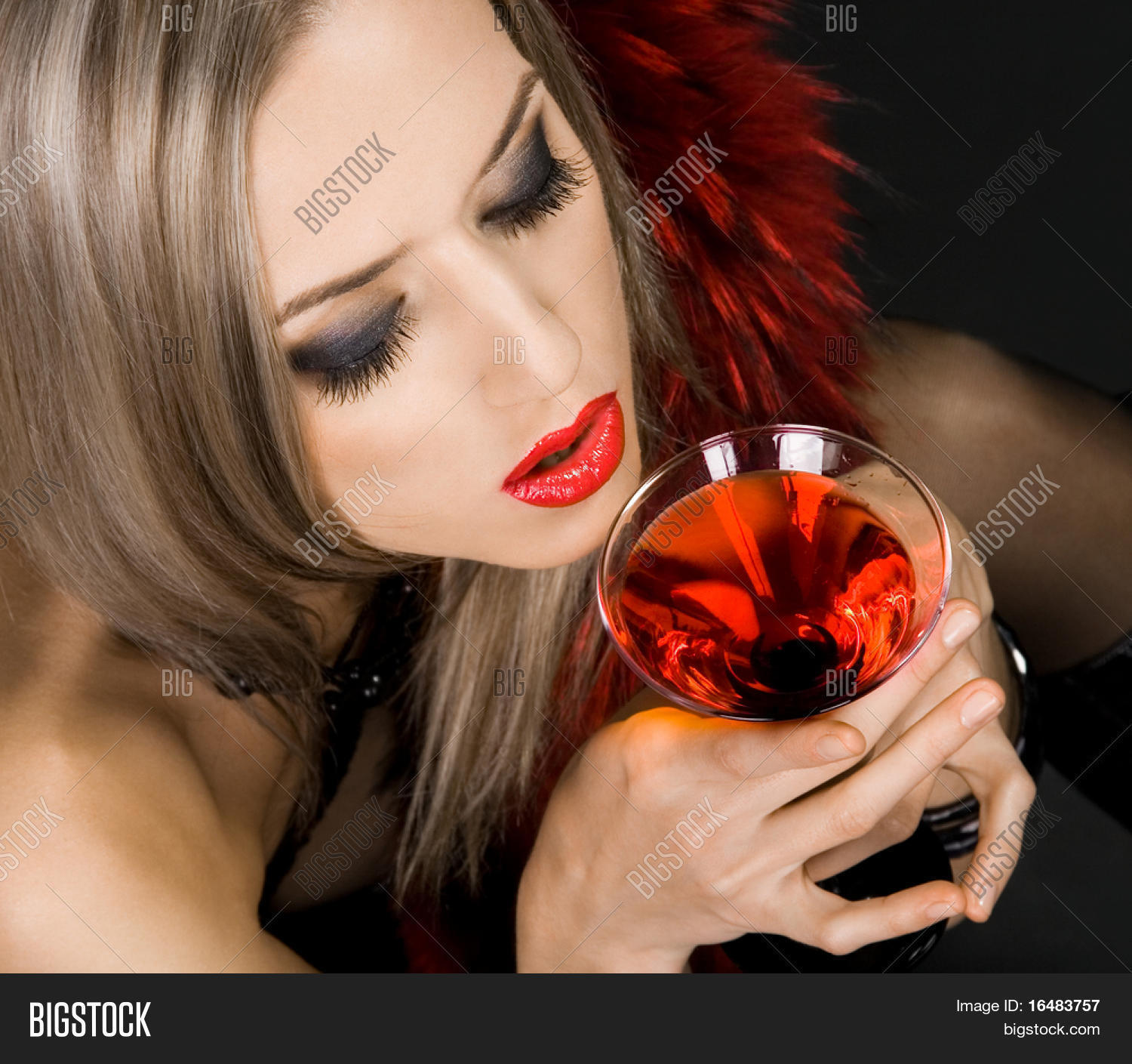 Beautiful Woman Glass Image & Photo (Free Trial) | Bigstock