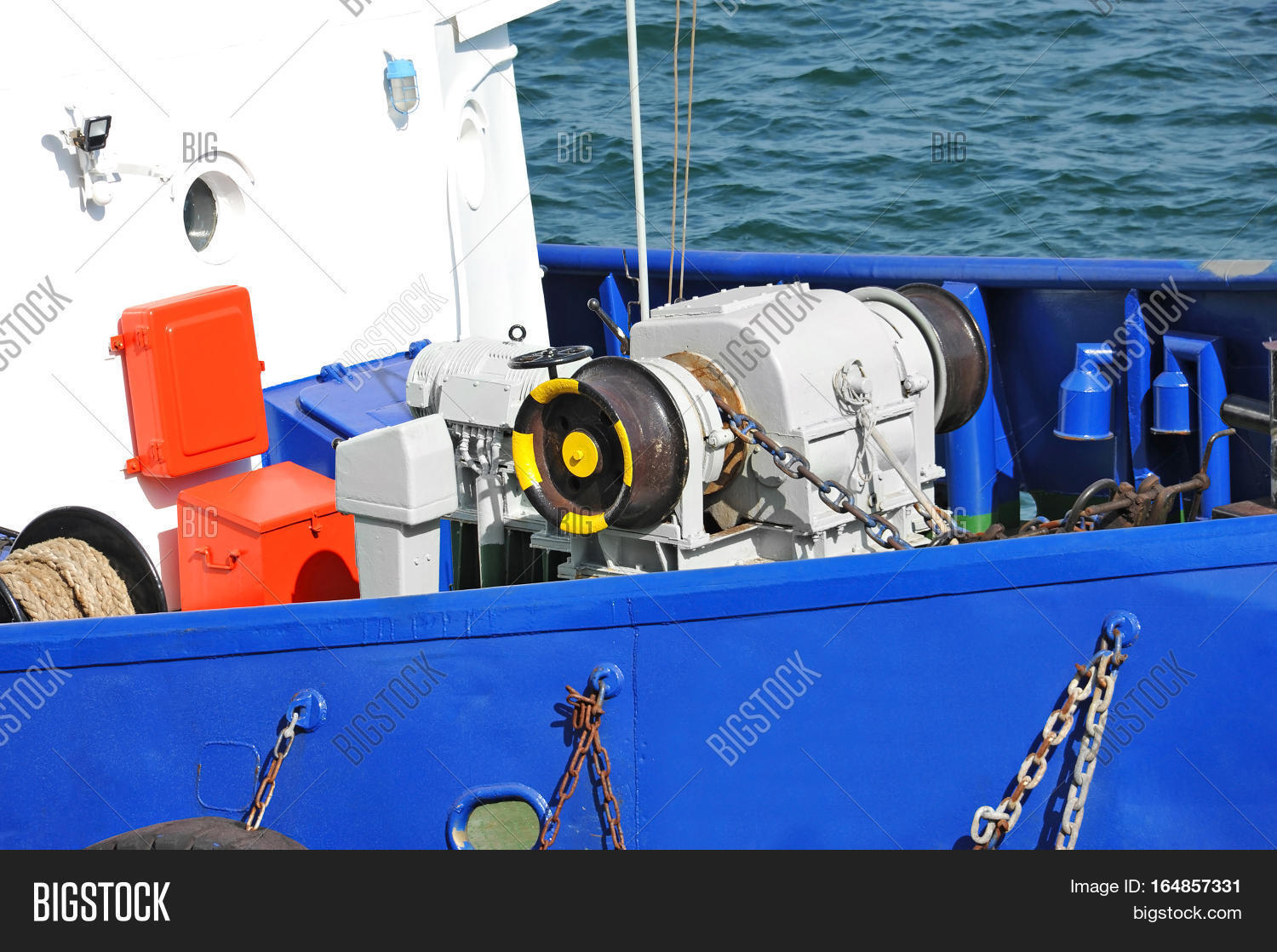 Anchor Windlass Chain Image & Photo (Free Trial) | Bigstock