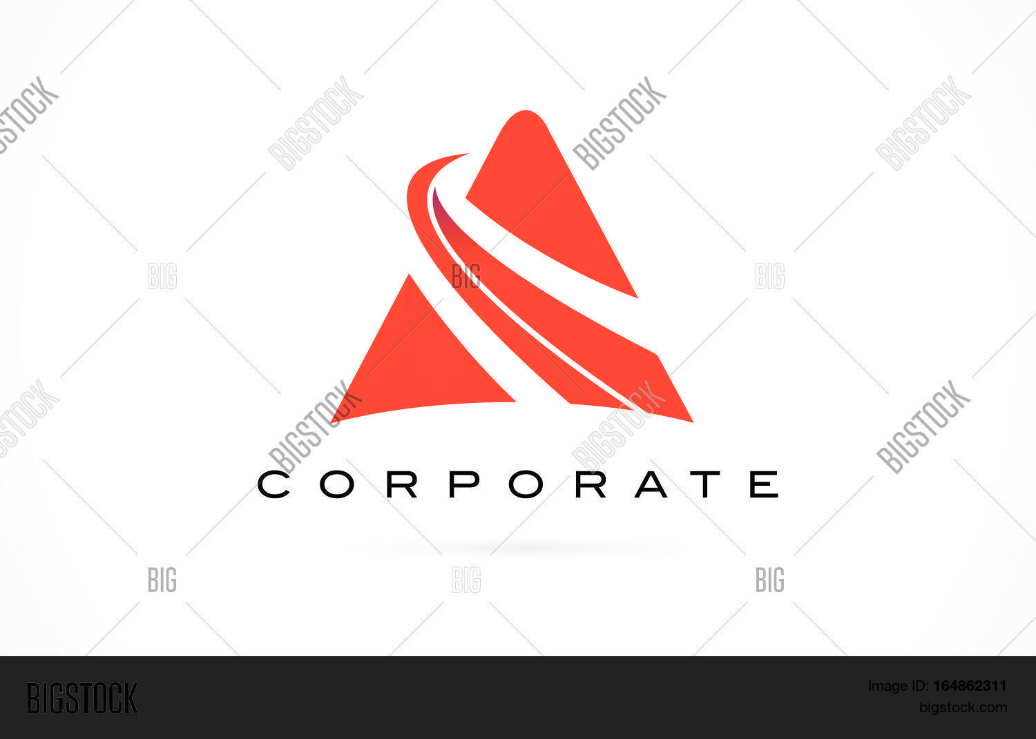 Logo Red. Letter Vector & Photo (Free Trial) | Bigstock
