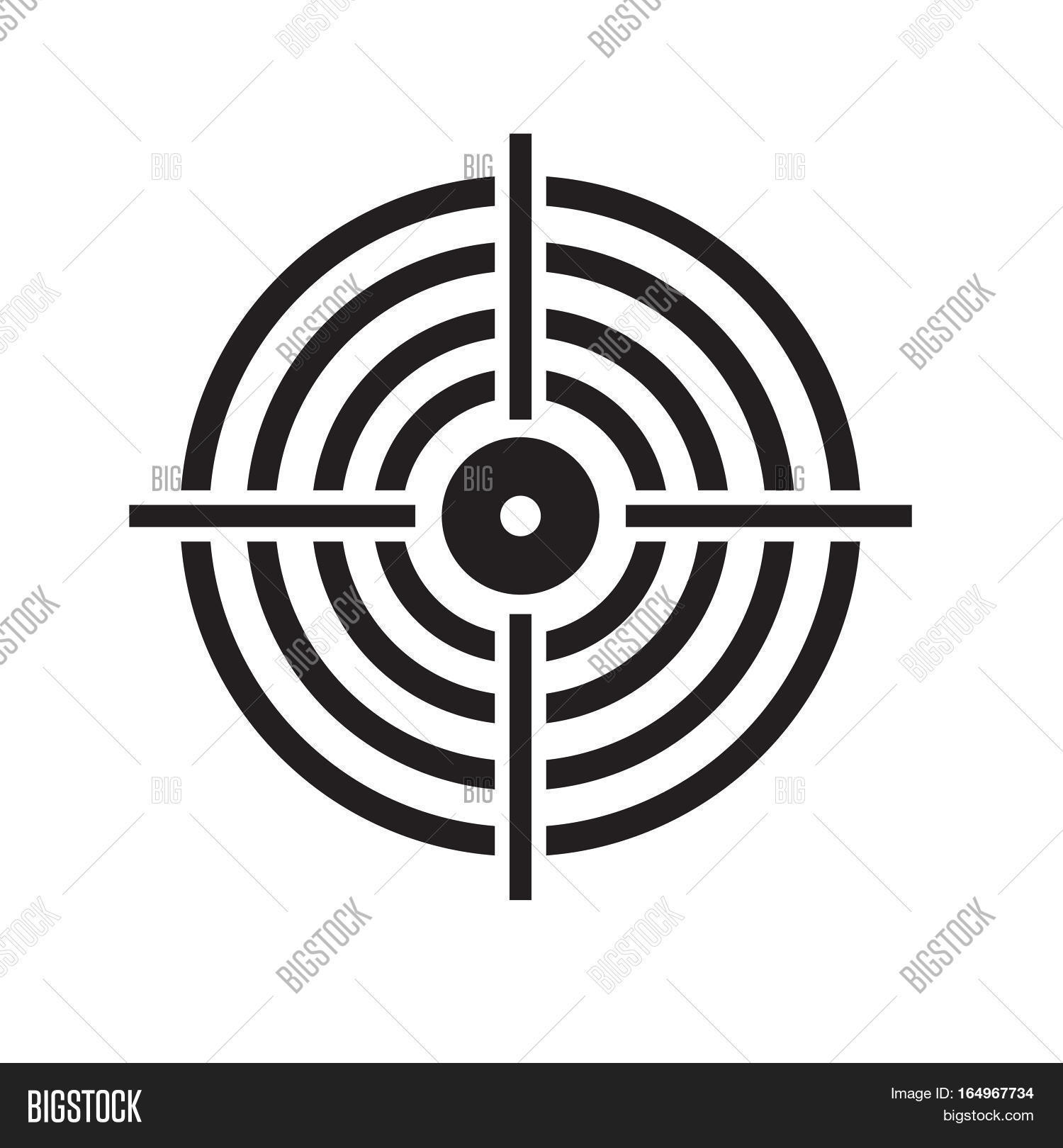 Target Icon On White Image & Photo (Free Trial) | Bigstock