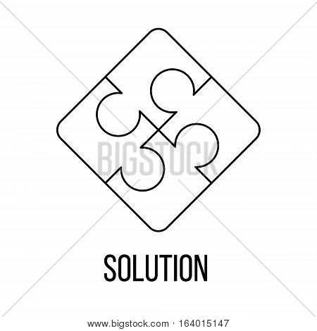Solution Icon Logo Vector & Photo (Free Trial) | Bigstock