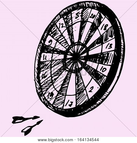 Darts Dartboard Vector & Photo (Free Trial) | Bigstock