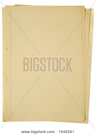 Old Yellowing A4 Faint Image & Photo (Free Trial) | Bigstock