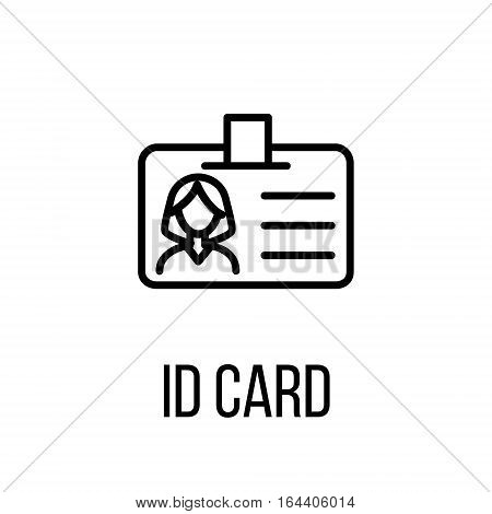 ID Card Icon Logo Vector & Photo (Free Trial) | Bigstock