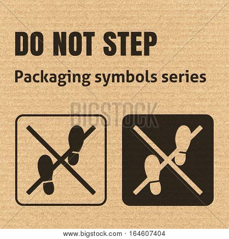 DO NOT STEP Packaging Vector & Photo (Free Trial) | Bigstock