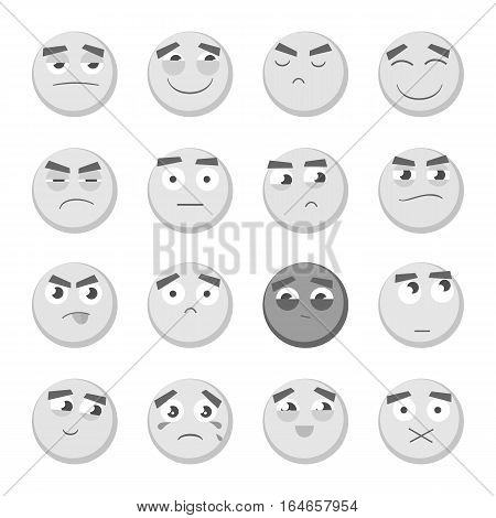 Monochrome Emoticon Image & Photo (Free Trial) | Bigstock