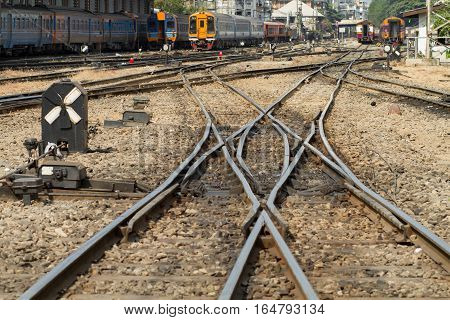 Rails Trains On Image & Photo (Free Trial) | Bigstock