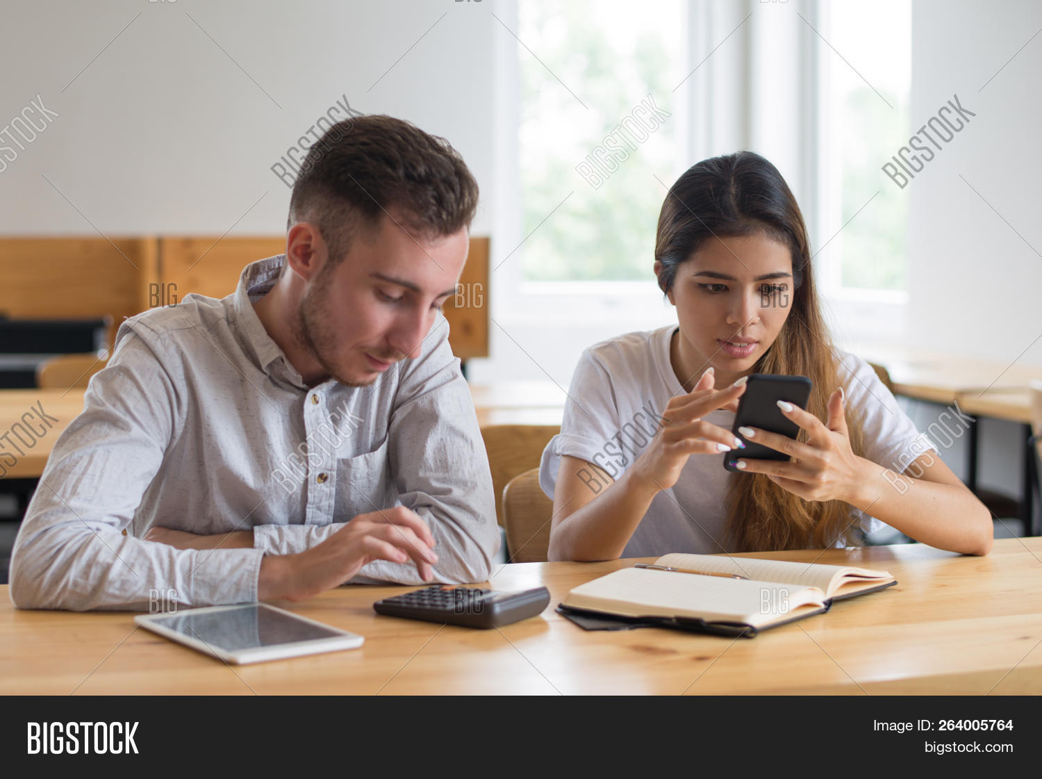 Serious Students Doing Image & Photo (Free Trial) | Bigstock