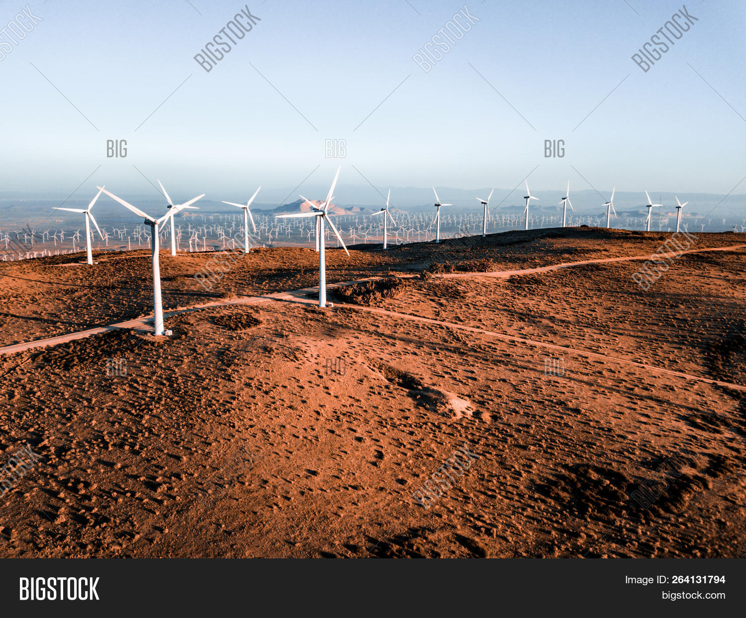 Wind Turbine Farm Image & Photo (Free Trial) | Bigstock