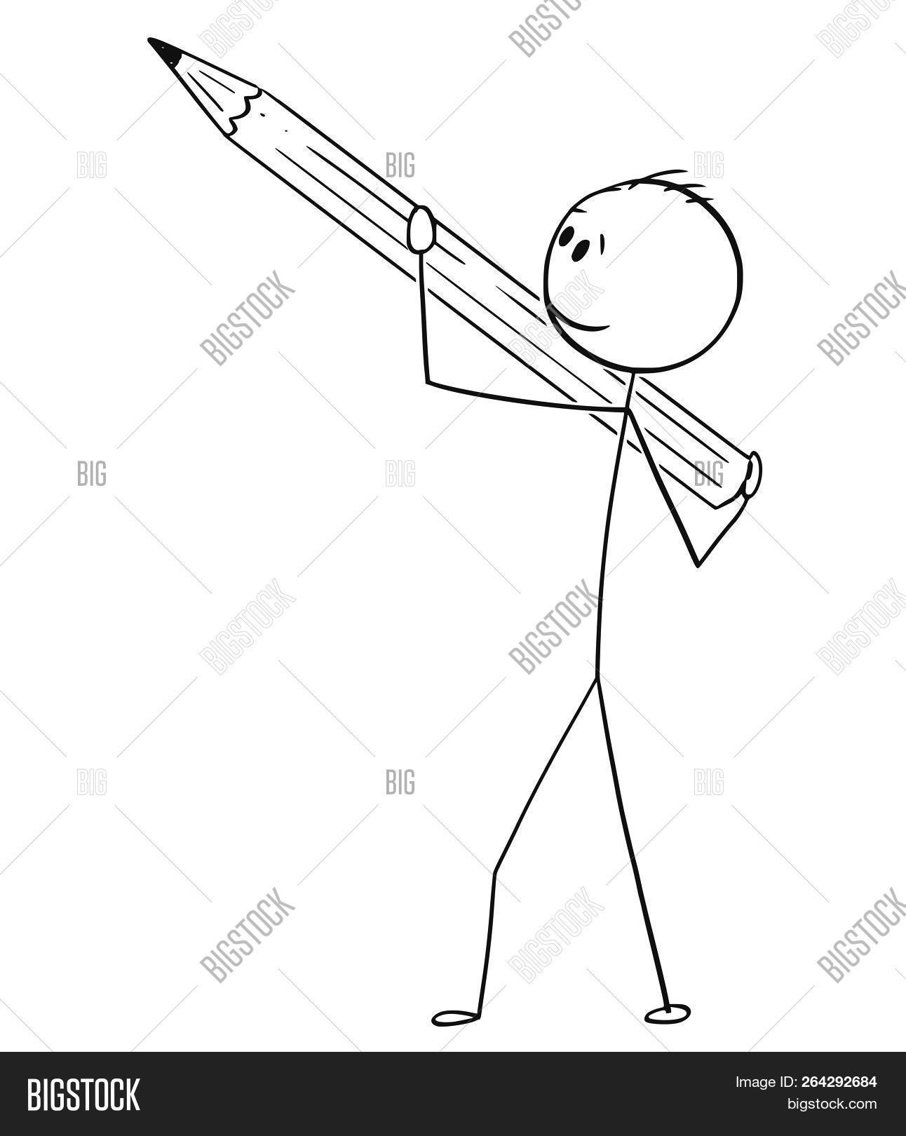 Cartoon Stick Drawing Image & Photo (Free Trial) | Bigstock
