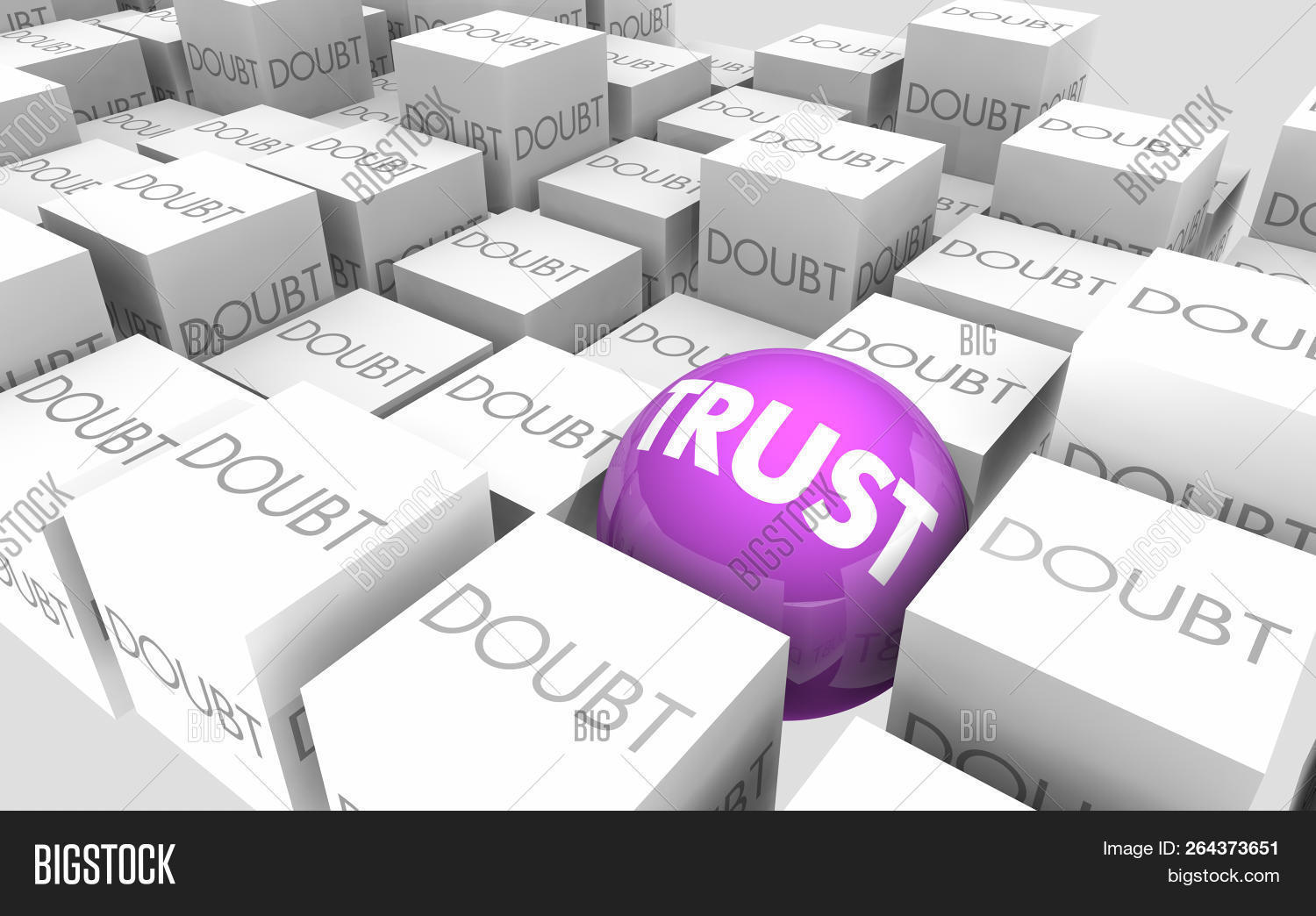 Trust Vs Doubt Belief Image & Photo (Free Trial) | Bigstock