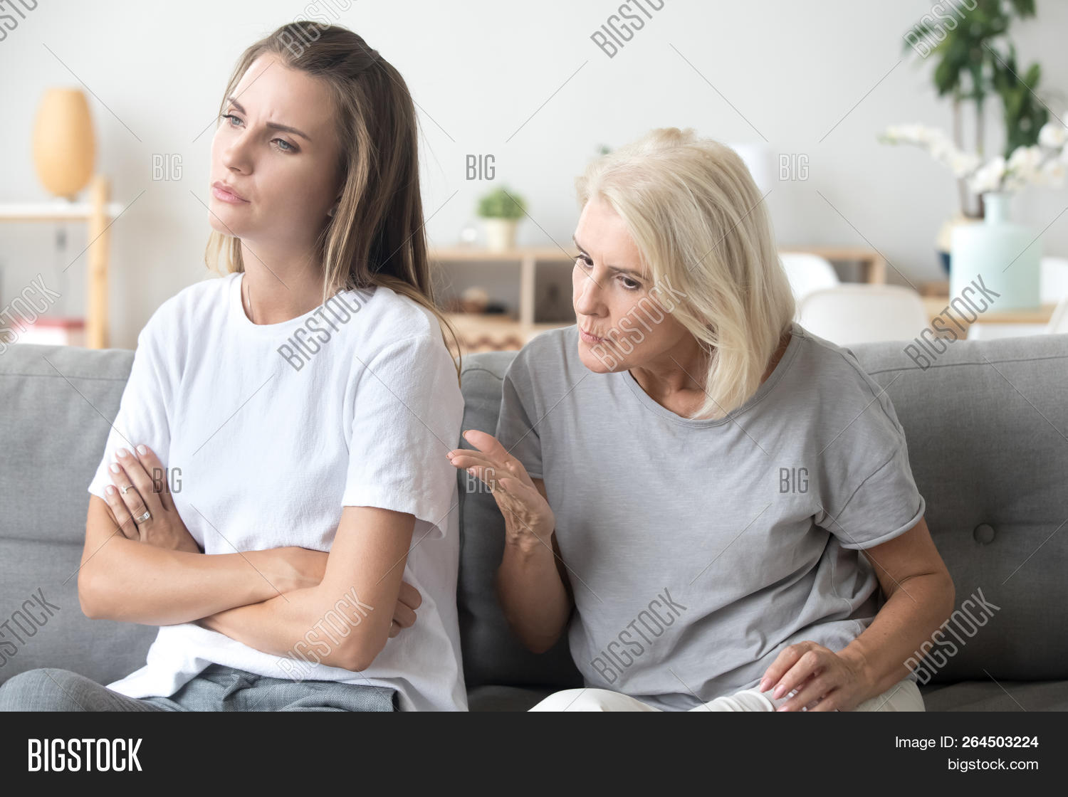 Aged Mom Lecturing Image & Photo (Free Trial) | Bigstock