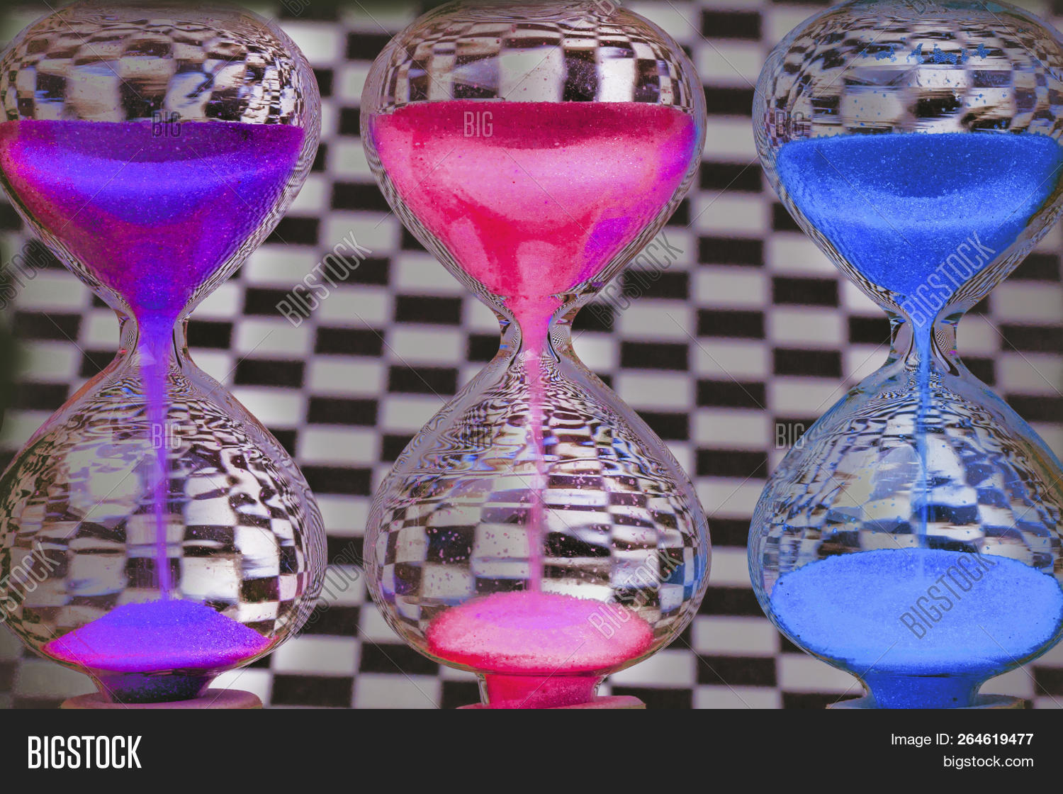 Colorful Hourglass On Image & Photo (Free Trial) | Bigstock