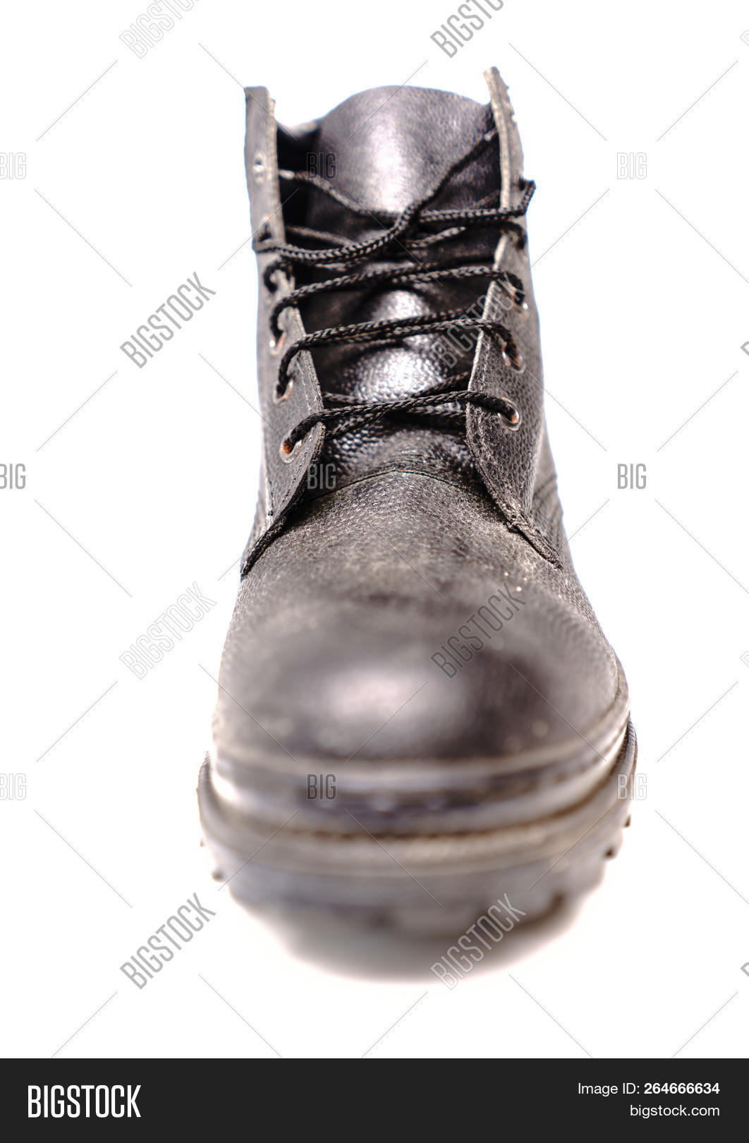 Black Safety Shoe On Image & Photo (Free Trial) | Bigstock
