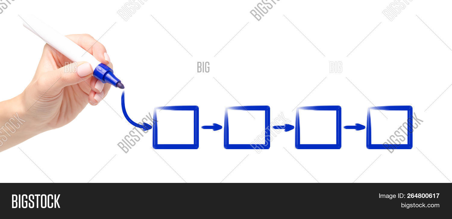 Hand Drawing Blue Image & Photo (Free Trial) | Bigstock