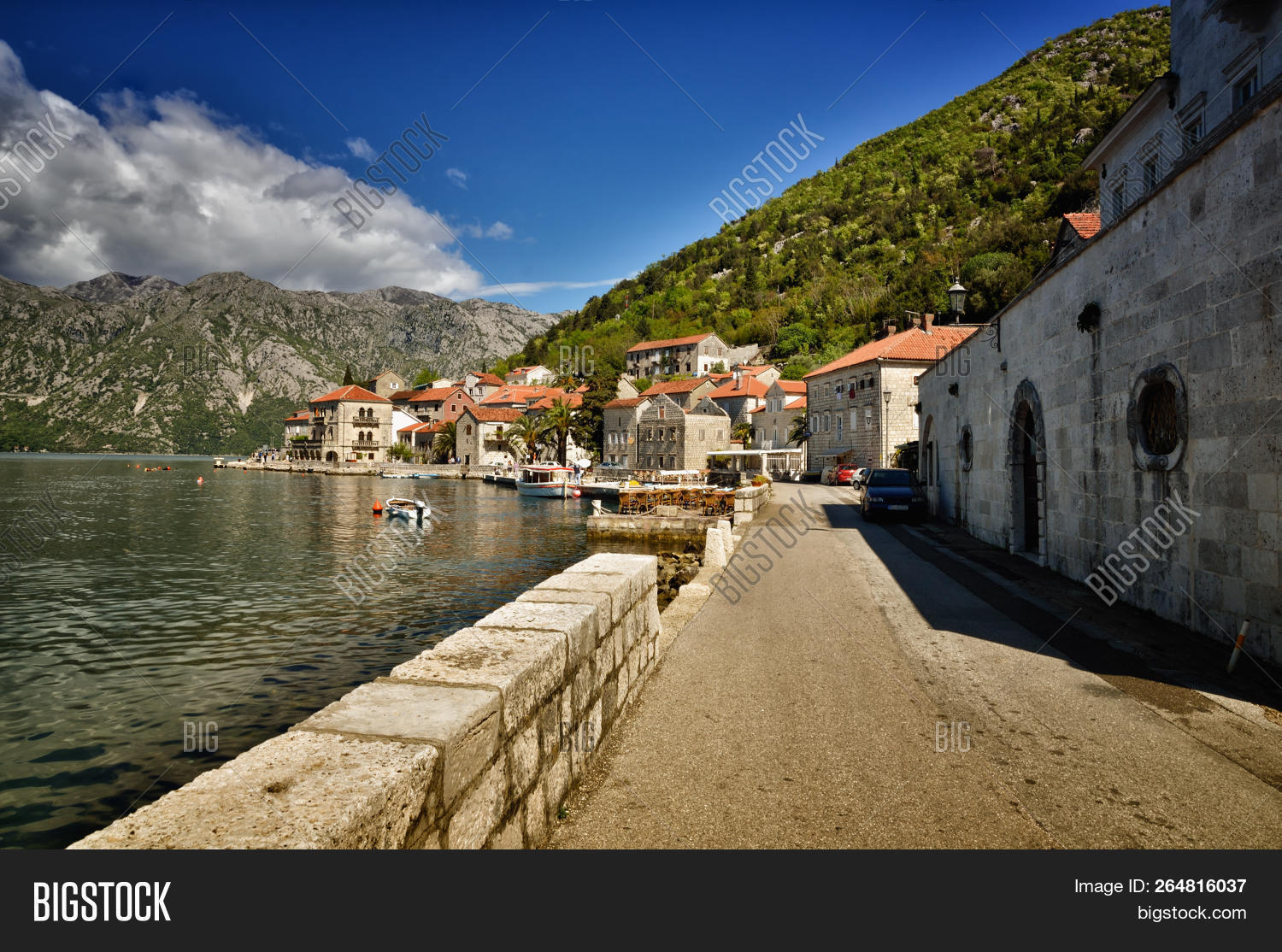 Perast Old Little Town Image & Photo (Free Trial) | Bigstock
