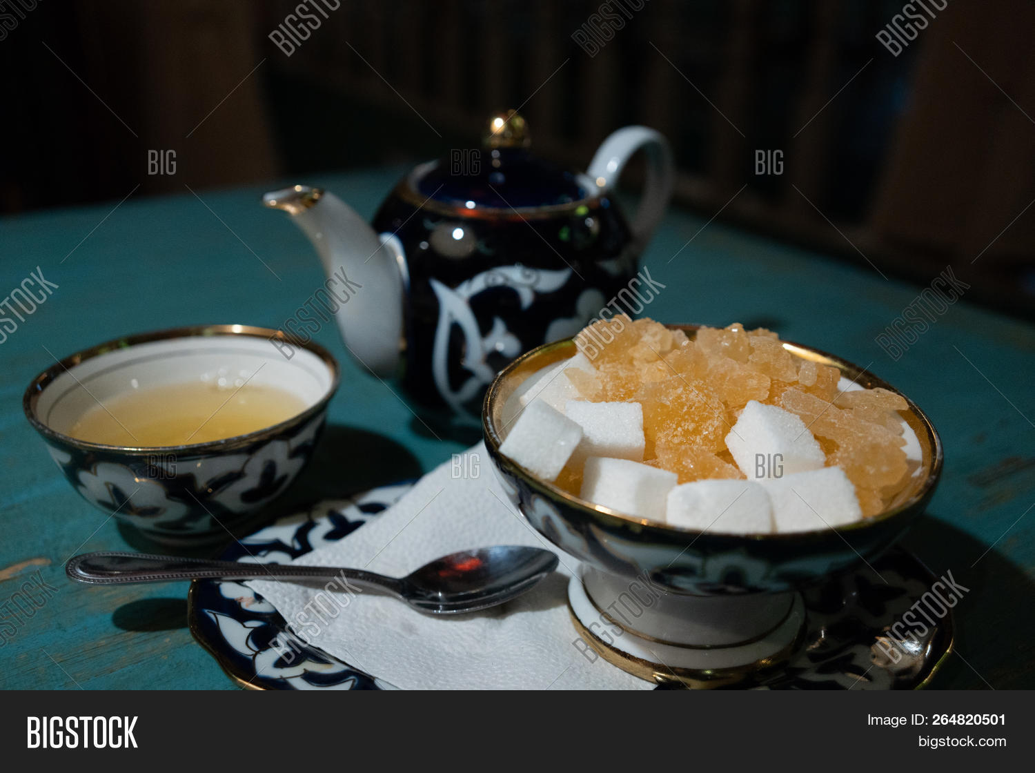 Glass Hot Tea. Sugar Image & Photo (Free Trial) | Bigstock