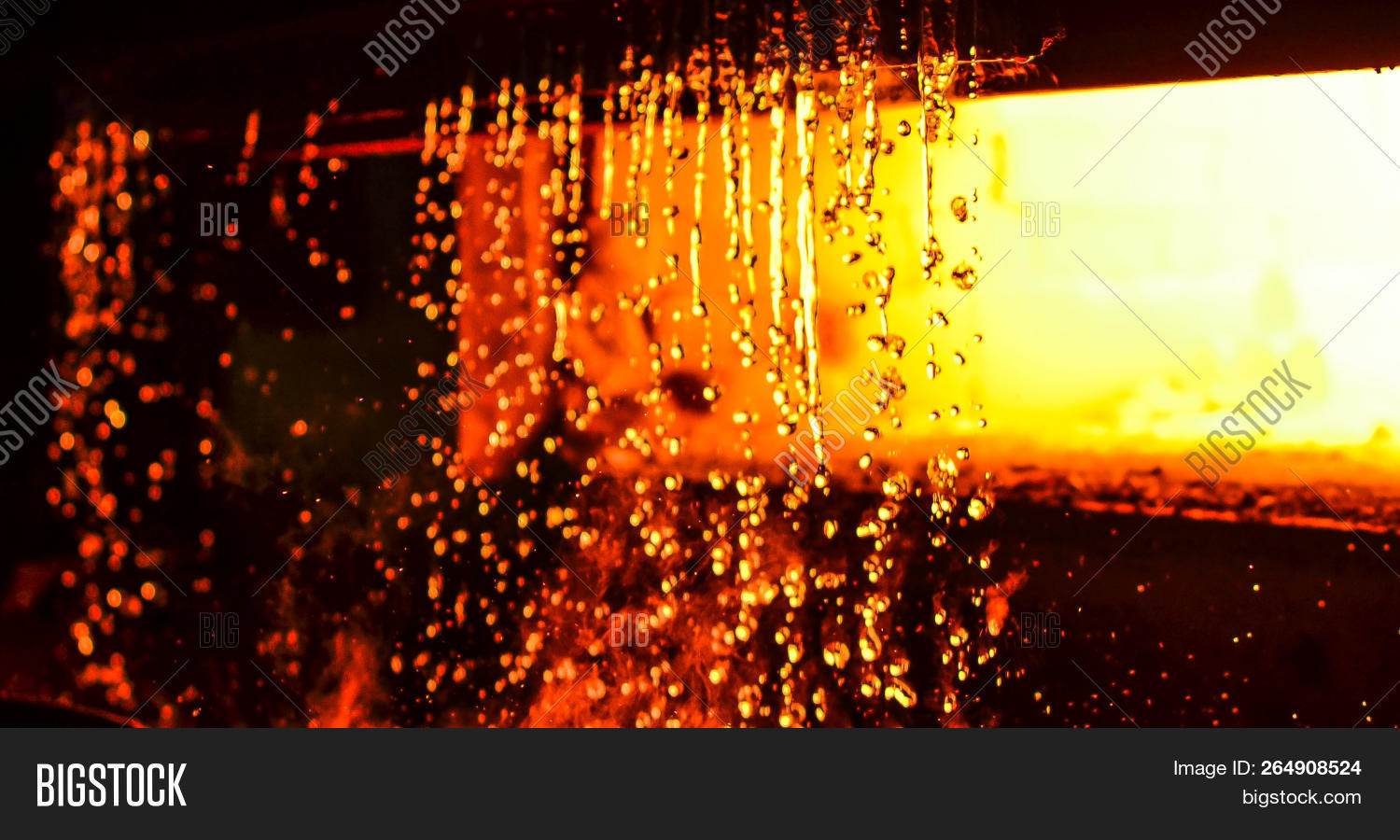 Red Hot Metal Texture