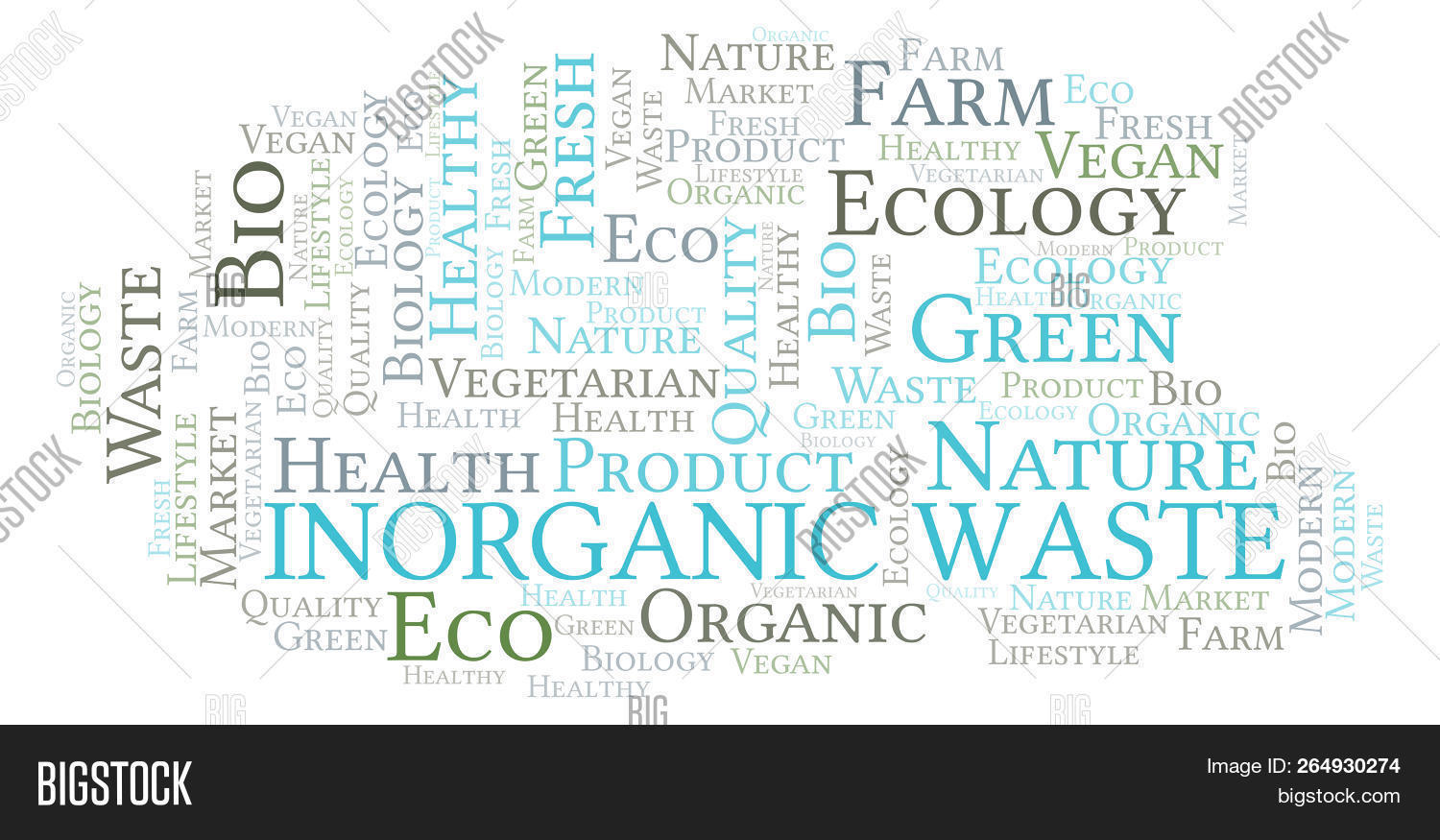 Inorganic Waste Word Image & Photo (Free Trial) | Bigstock