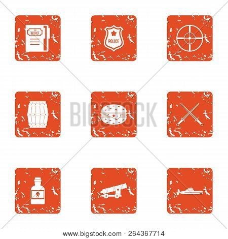 Police Control Icons Vector & Photo (Free Trial) | Bigstock