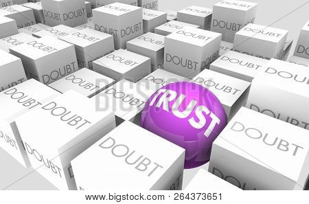 Trust Vs Doubt Belief Image & Photo (Free Trial) | Bigstock
