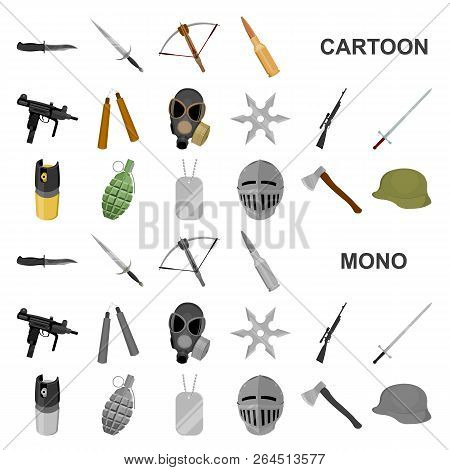 Types Weapons Cartoon Vector & Photo (Free Trial) | Bigstock