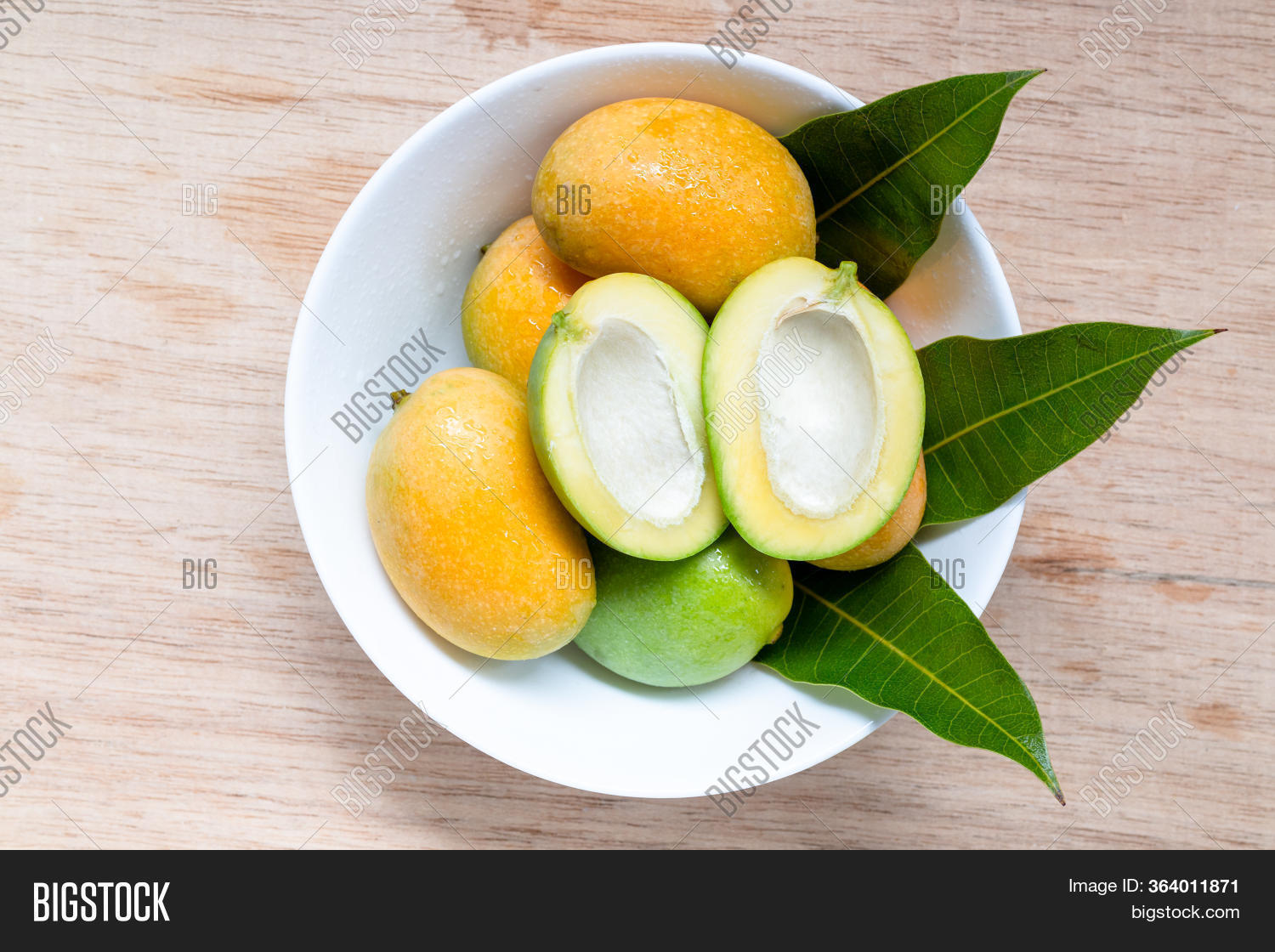 Wild Mango On Wooden Image & Photo (Free Trial) | Bigstock