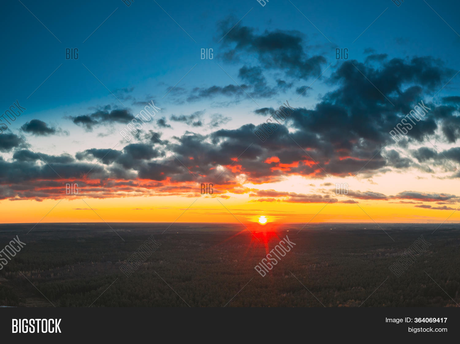 Aerial View Sunshine Image & Photo (Free Trial) | Bigstock