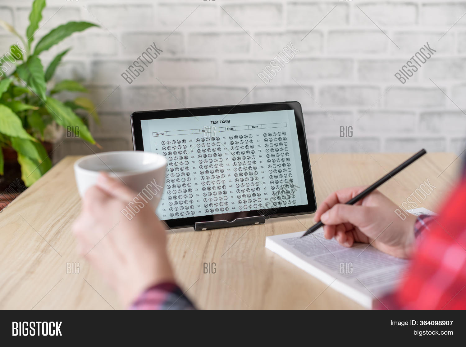 Online Exam. Girl Image & Photo (Free Trial) | Bigstock