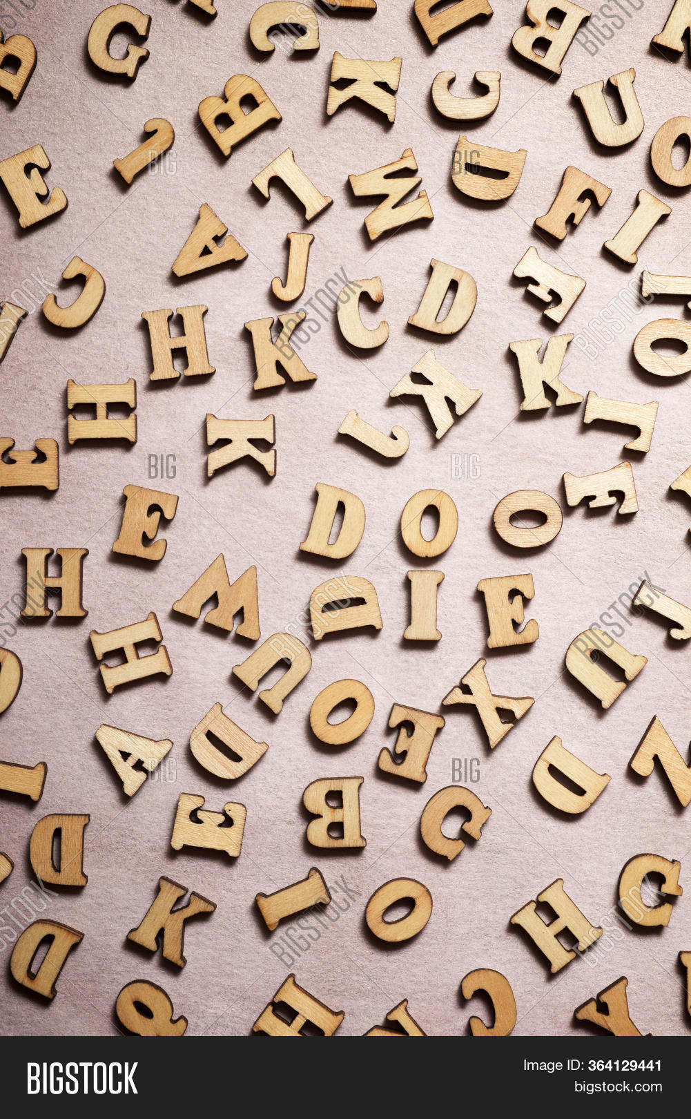 Wood Letters On Table Image & Photo (Free Trial) | Bigstock