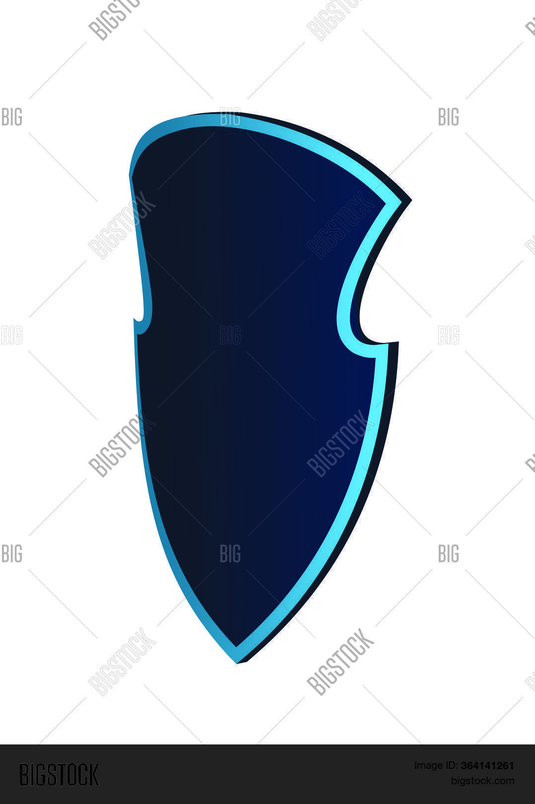Knight Shield Dark Vector & Photo (Free Trial) | Bigstock