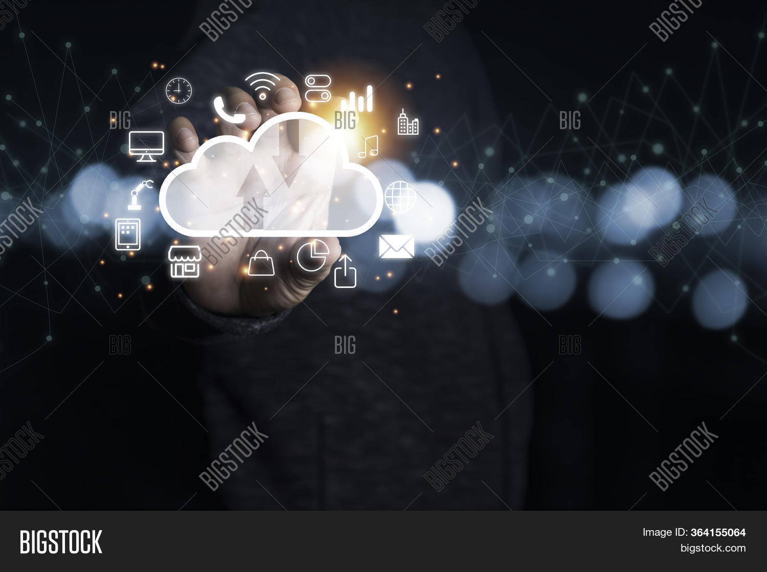 Hand Holding Virtual Image & Photo (Free Trial) | Bigstock
