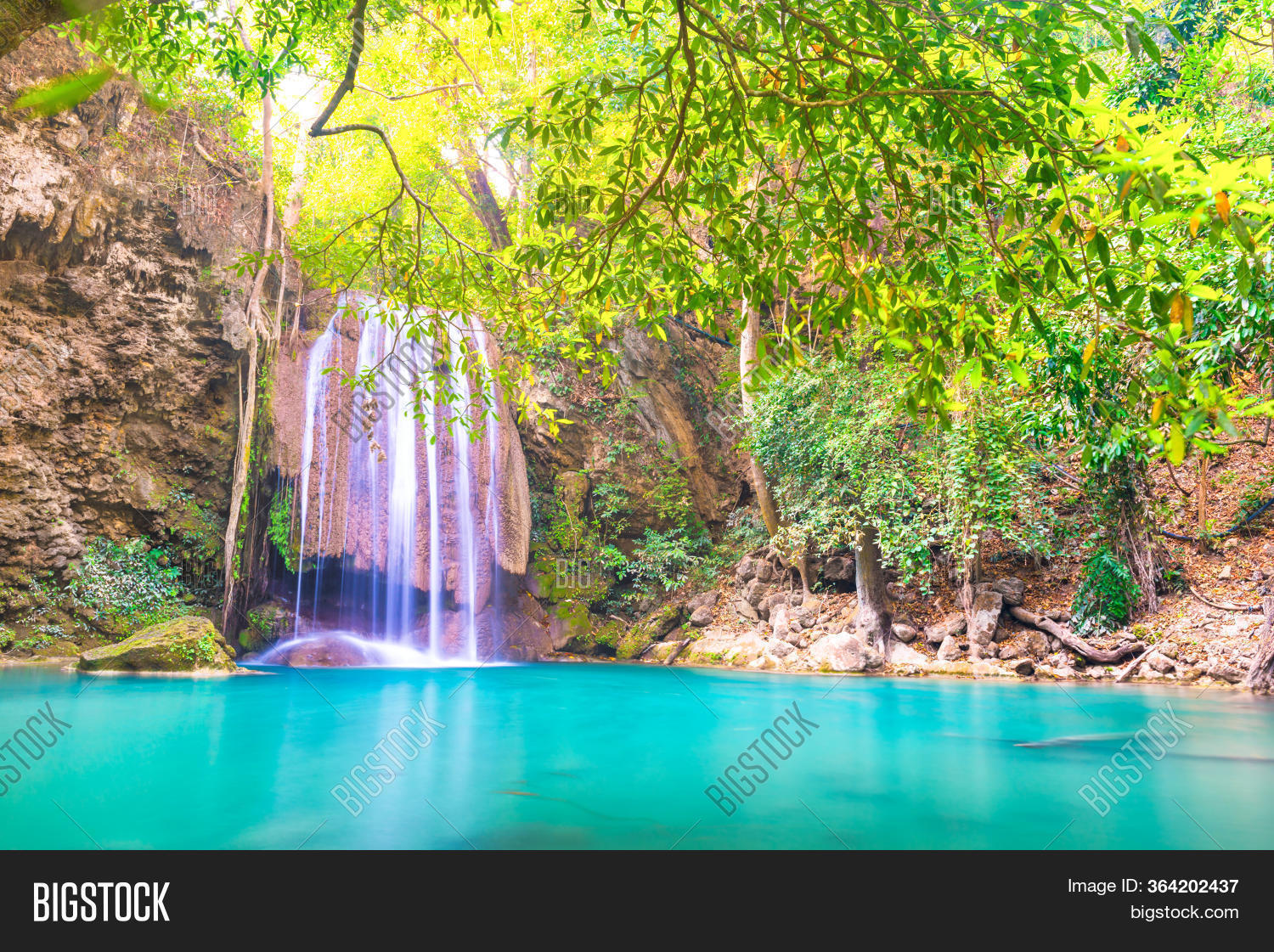 Tropical Waterfall Image & Photo (Free Trial) | Bigstock