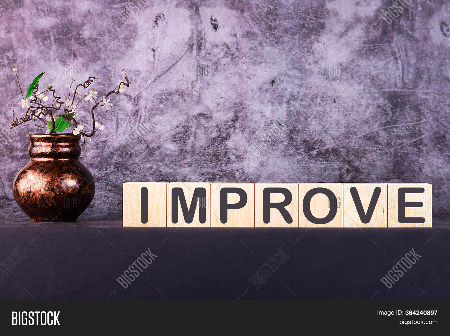 Word Improve Made Wood Image & Photo (Free Trial) | Bigstock