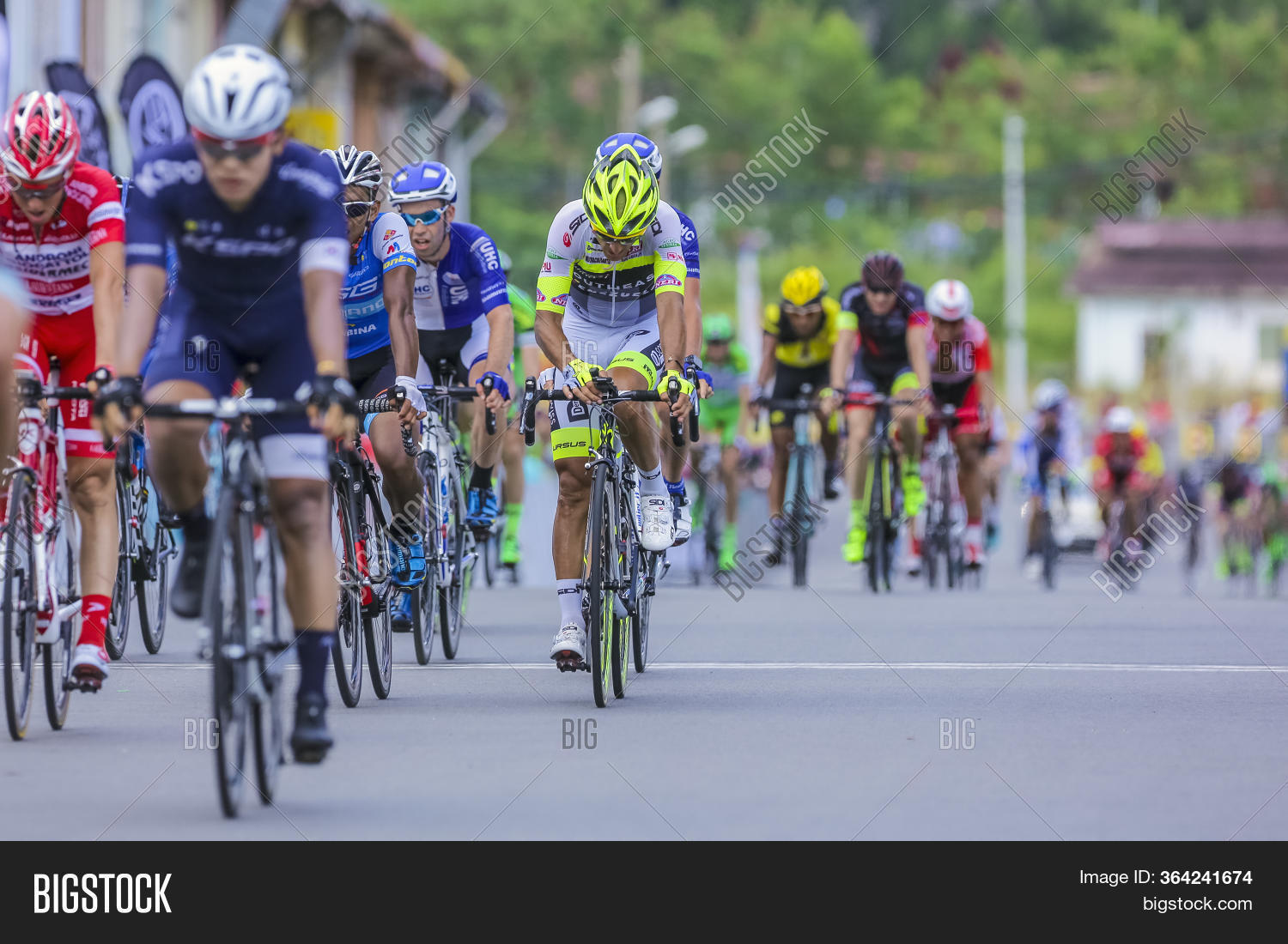 Riders Compete During Image & Photo (Free Trial) | Bigstock