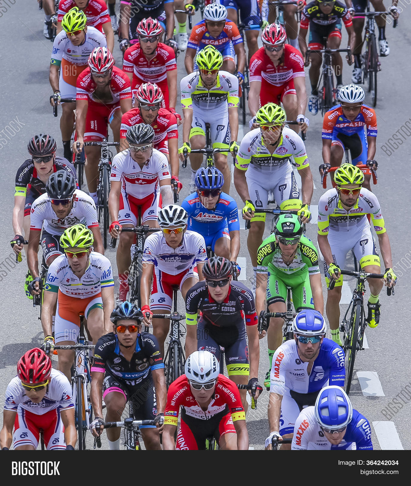 Riders Compete During Image & Photo (Free Trial) | Bigstock