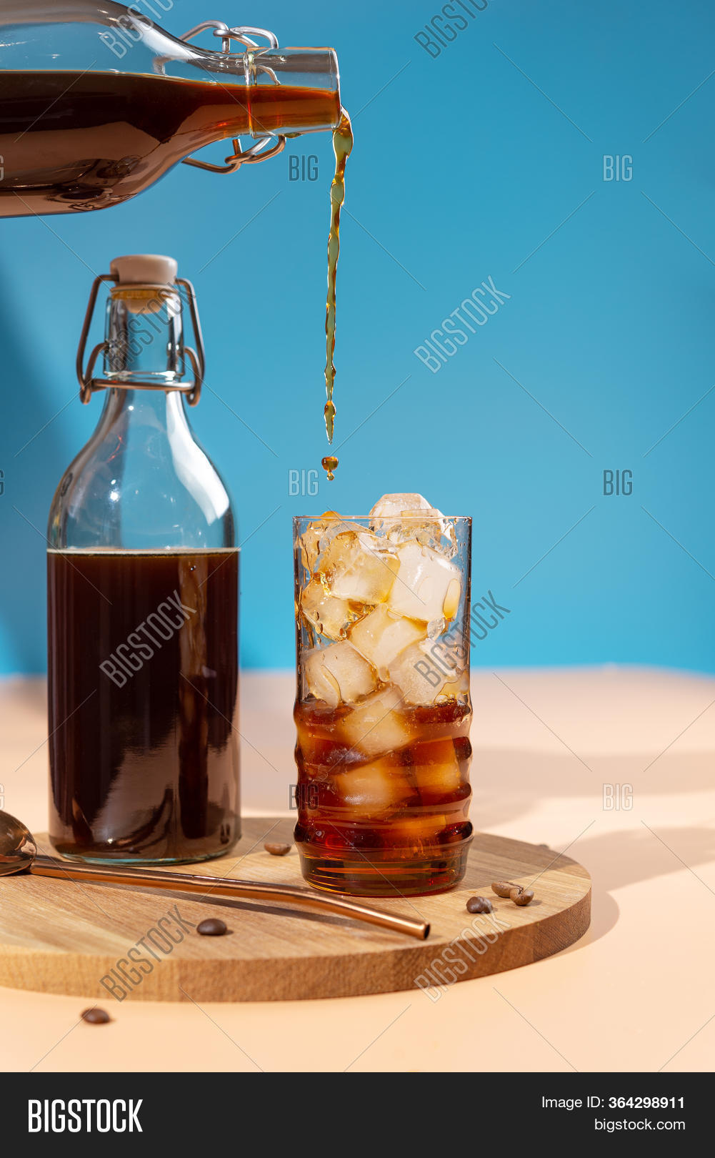 Iced Coffee Glass Image & Photo (Free Trial) | Bigstock