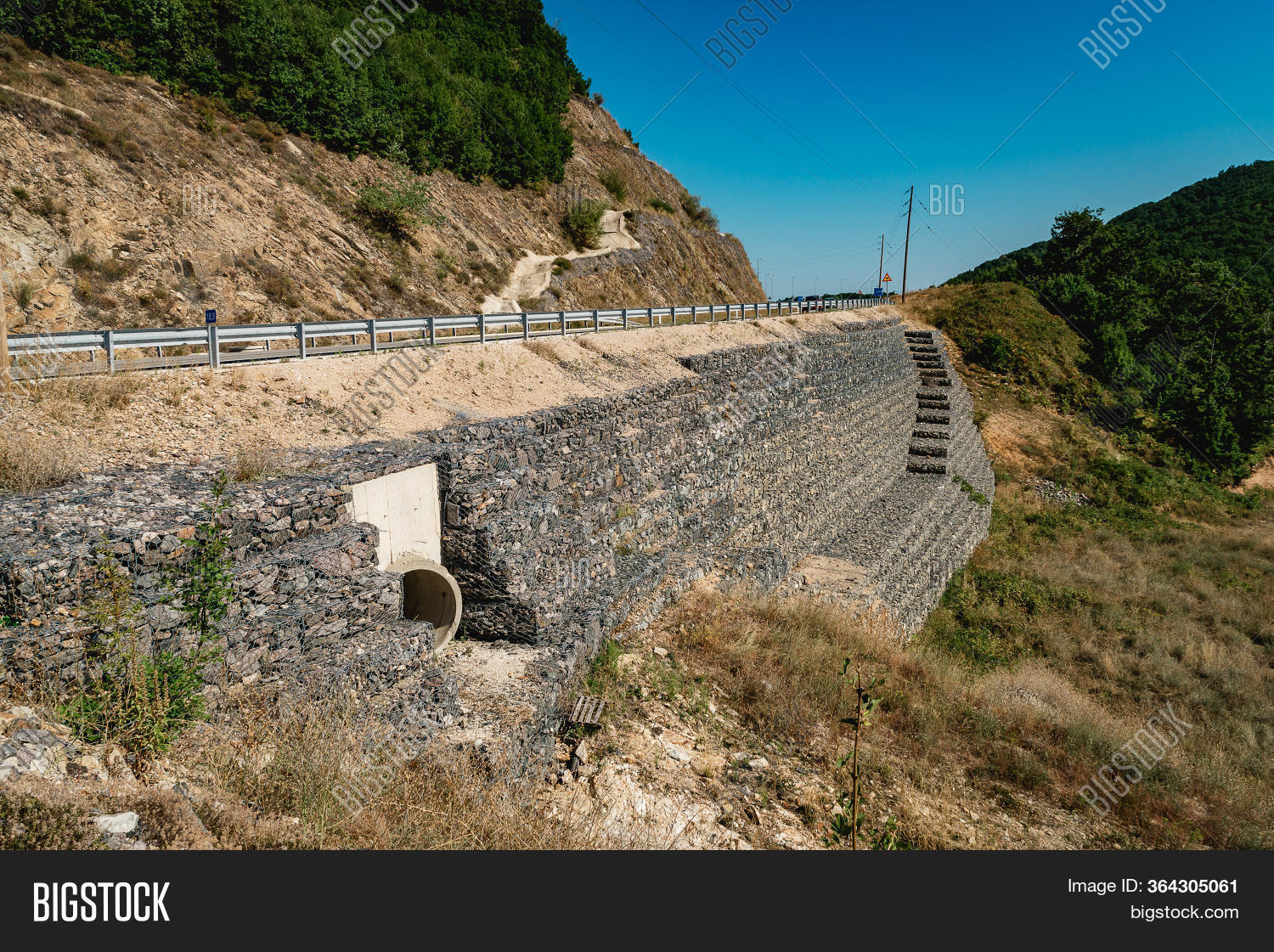 Road Through Dam On Image & Photo (Free Trial) | Bigstock
