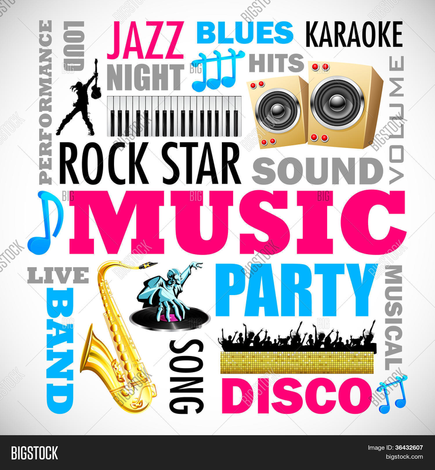 Illustration Music Vector & Photo (Free Trial) | Bigstock