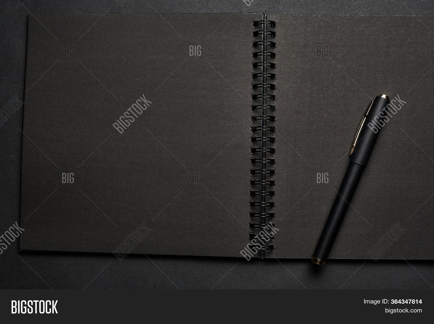 Blank Black Notebook Image & Photo (Free Trial) | Bigstock