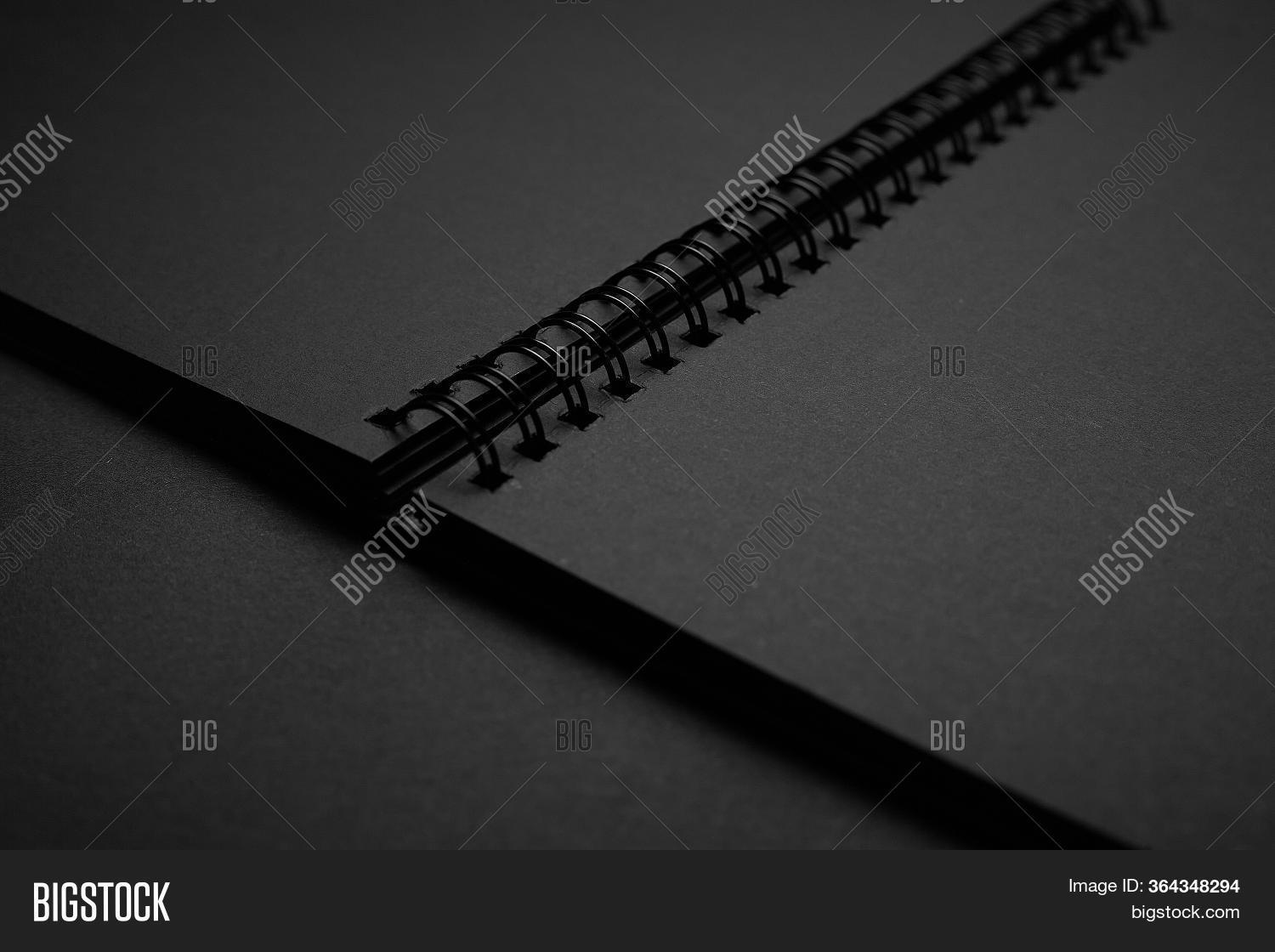 Blank Black Notebook Image & Photo (Free Trial) | Bigstock