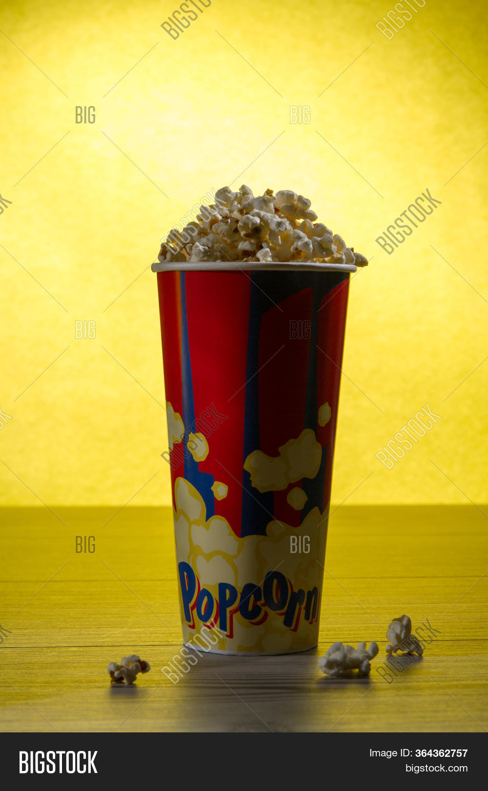 Full Popcorn Bucket On Image & Photo (Free Trial) | Bigstock