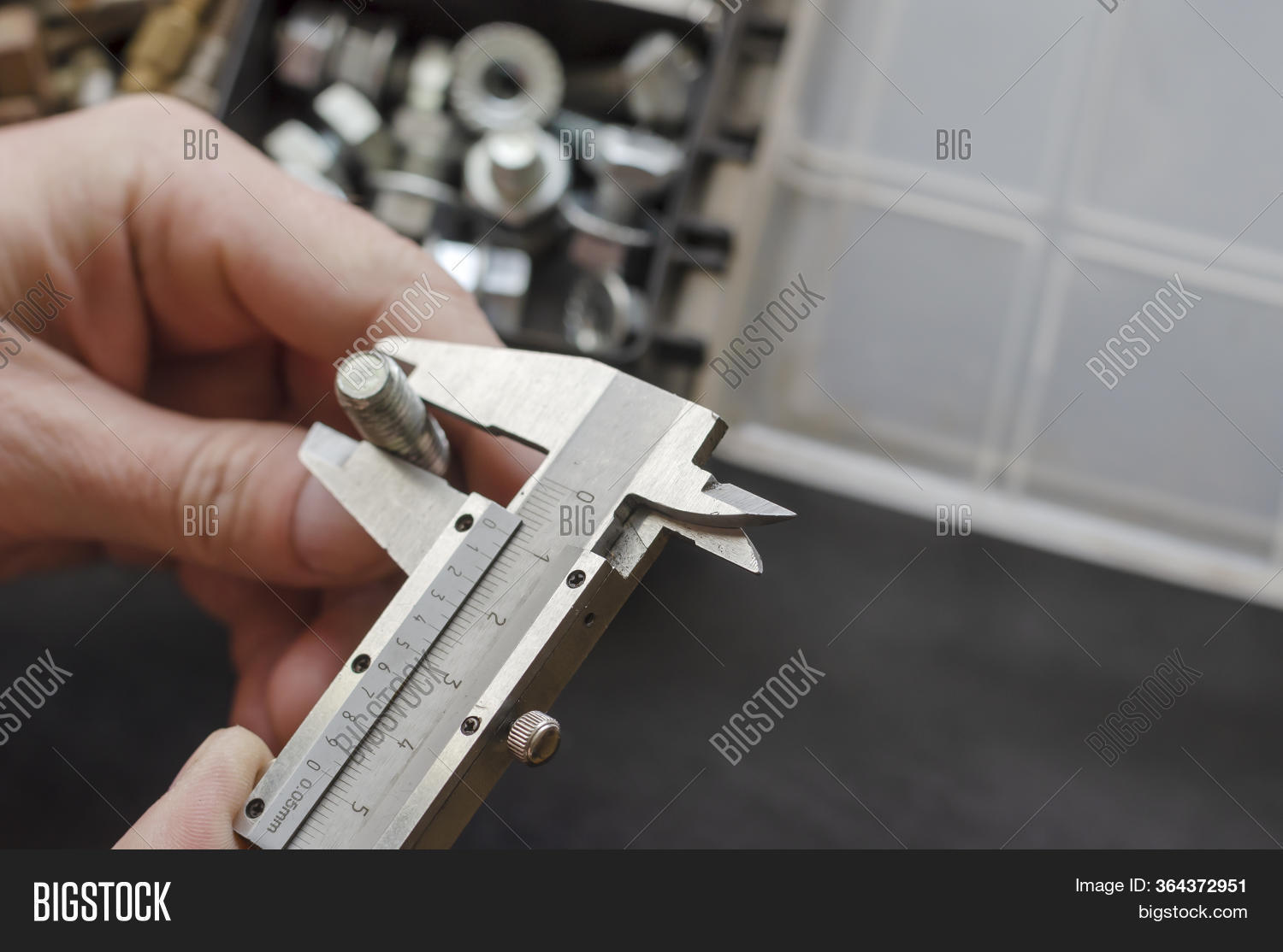 Male Hand Caliper Image & Photo (Free Trial) | Bigstock