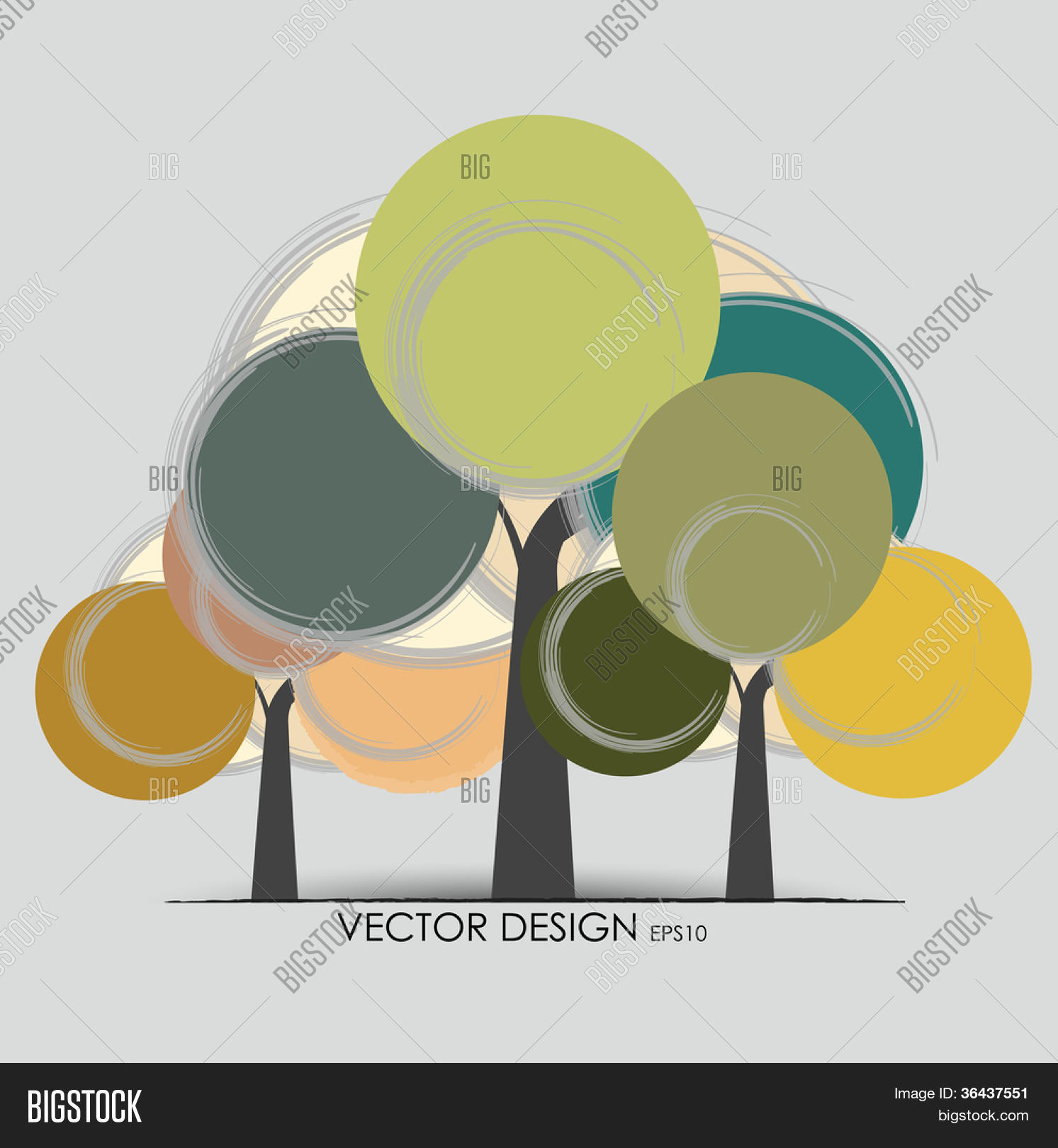 Abstract Tree. Vector Vector & Photo (Free Trial) | Bigstock