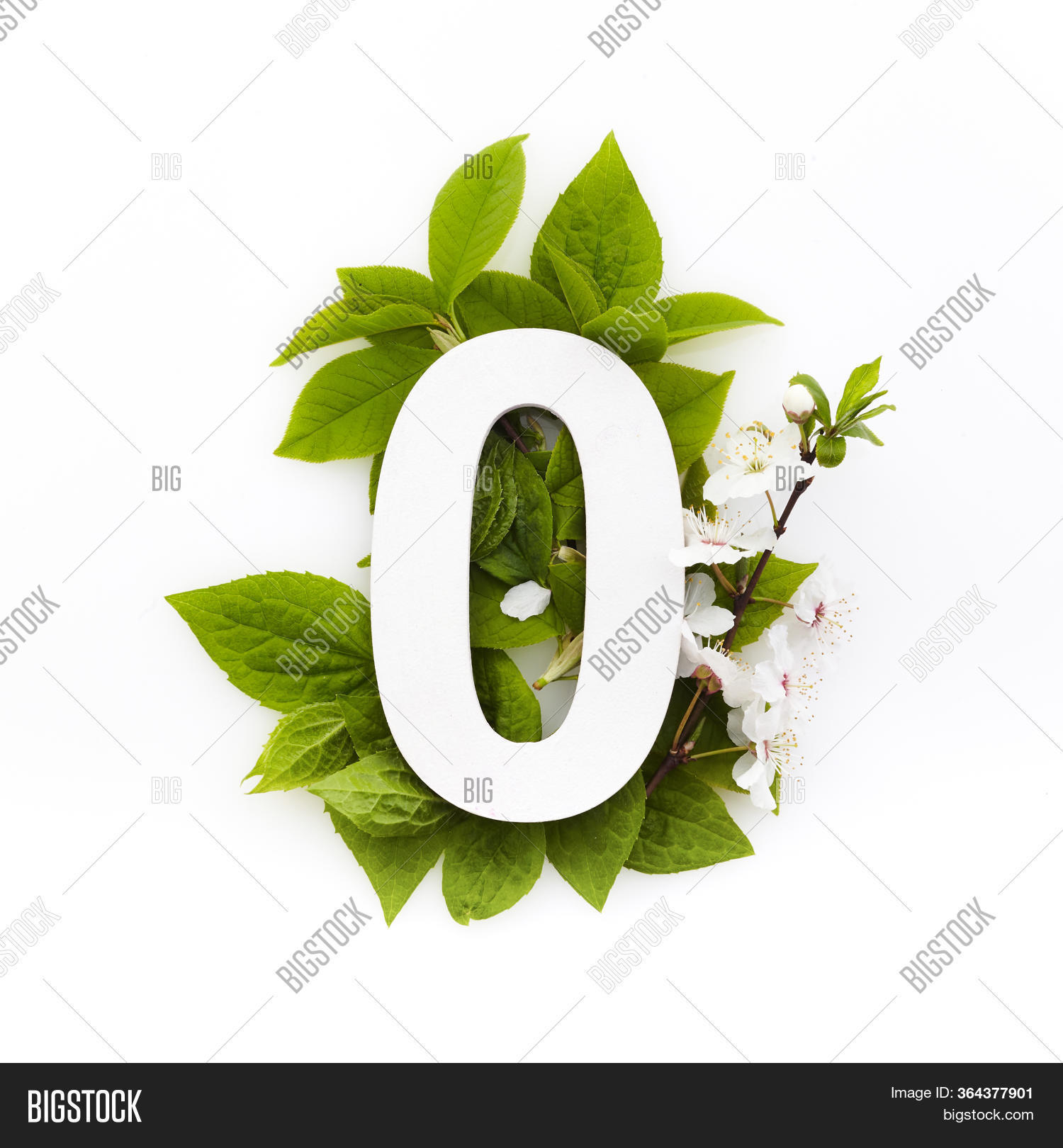 Number Zero Green Image & Photo (Free Trial) | Bigstock