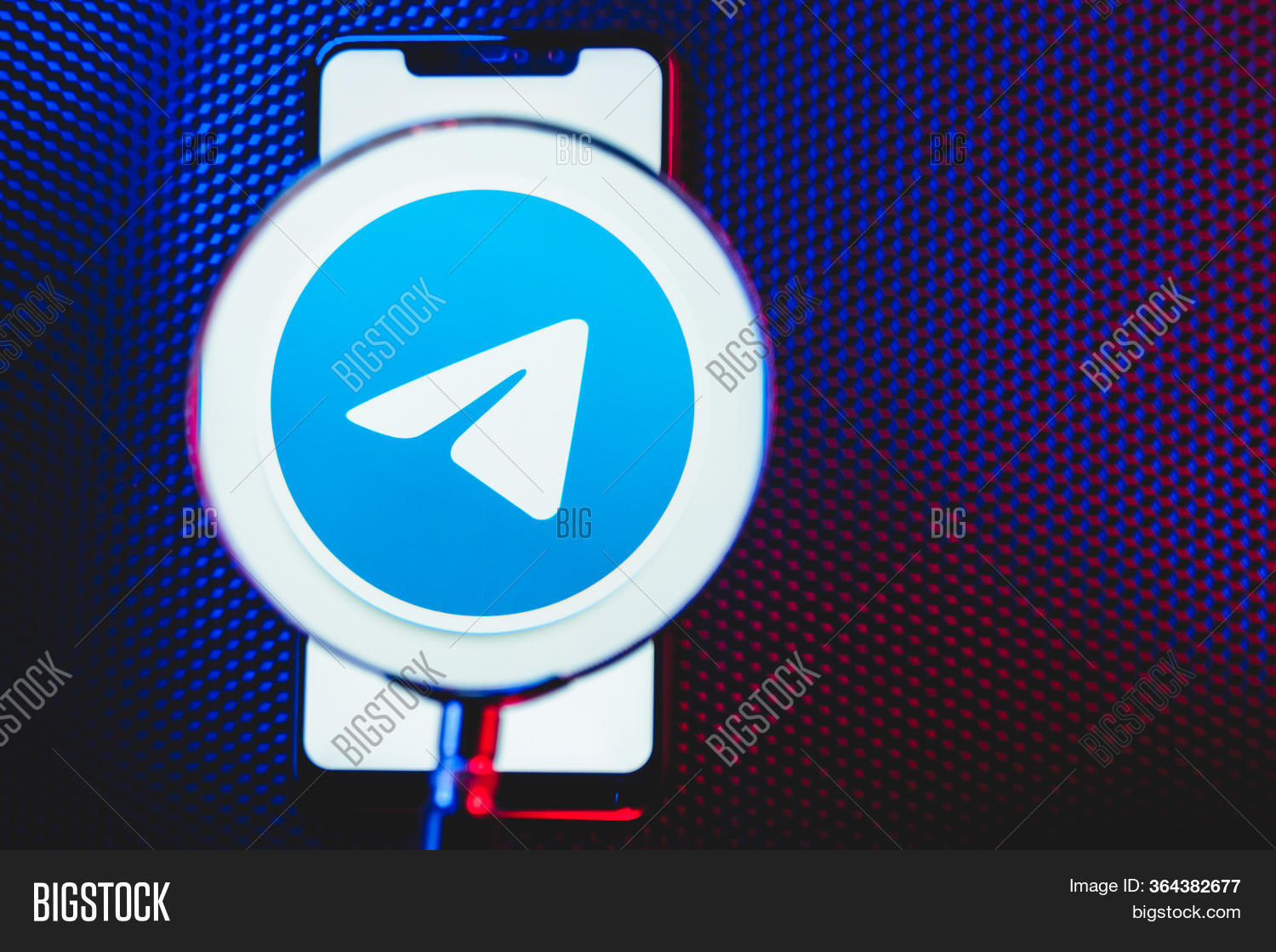 Telegram App Logo On Image & Photo (Free Trial) | Bigstock